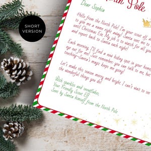 Elf Arrival Letter First Time. Christmas Kids Welcome Letter. Editable ...