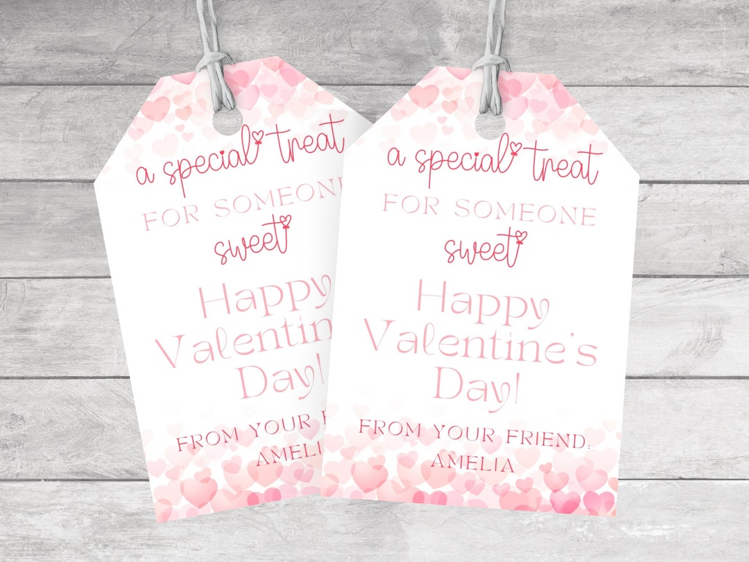 Valentine Treat Holder Printable. Special Treat for Someone Sweet. Gift ...