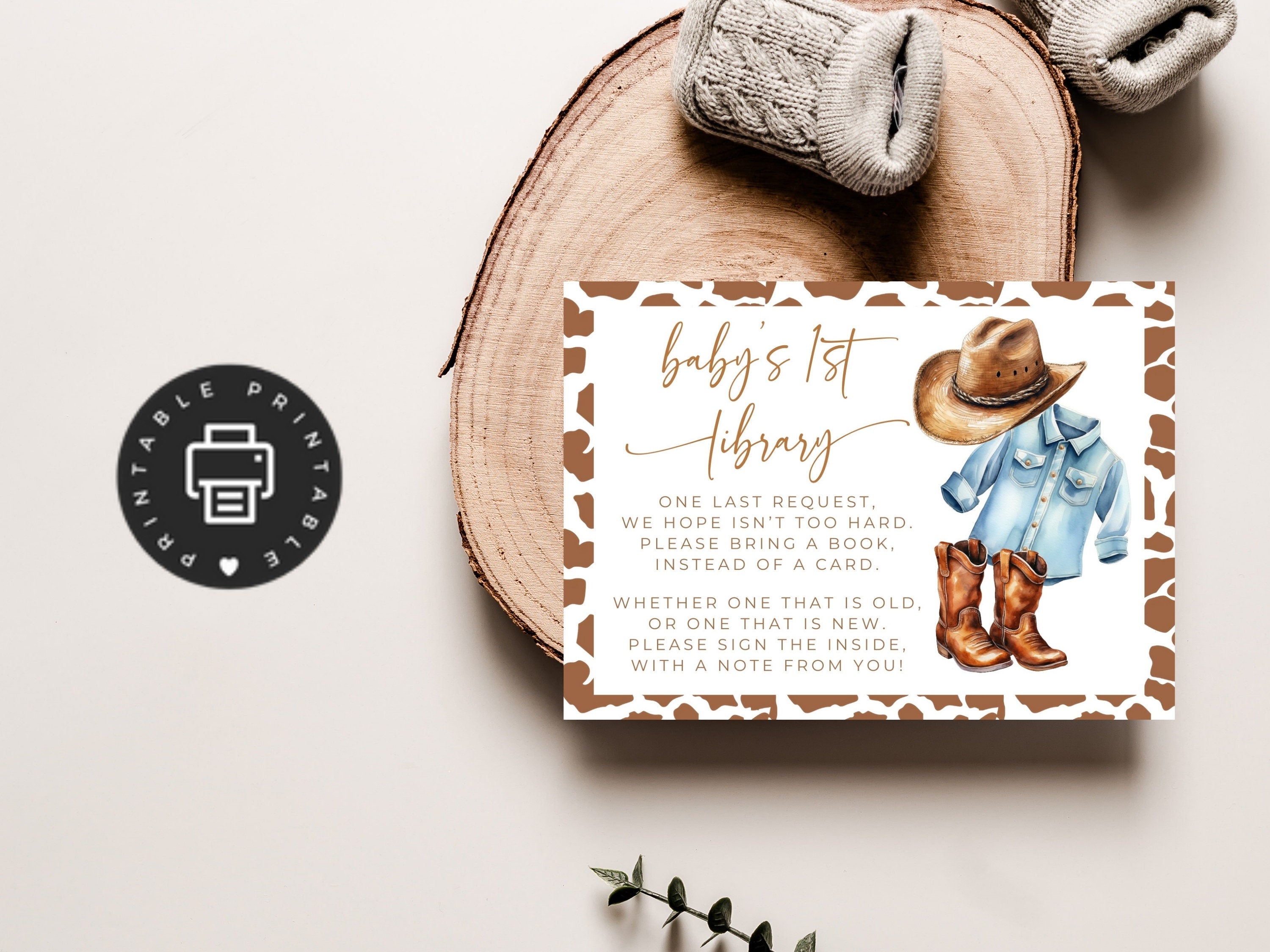 Little Cowboy Baby Shower Bundle. Rodeo Printable Wild West Baby Shower ...