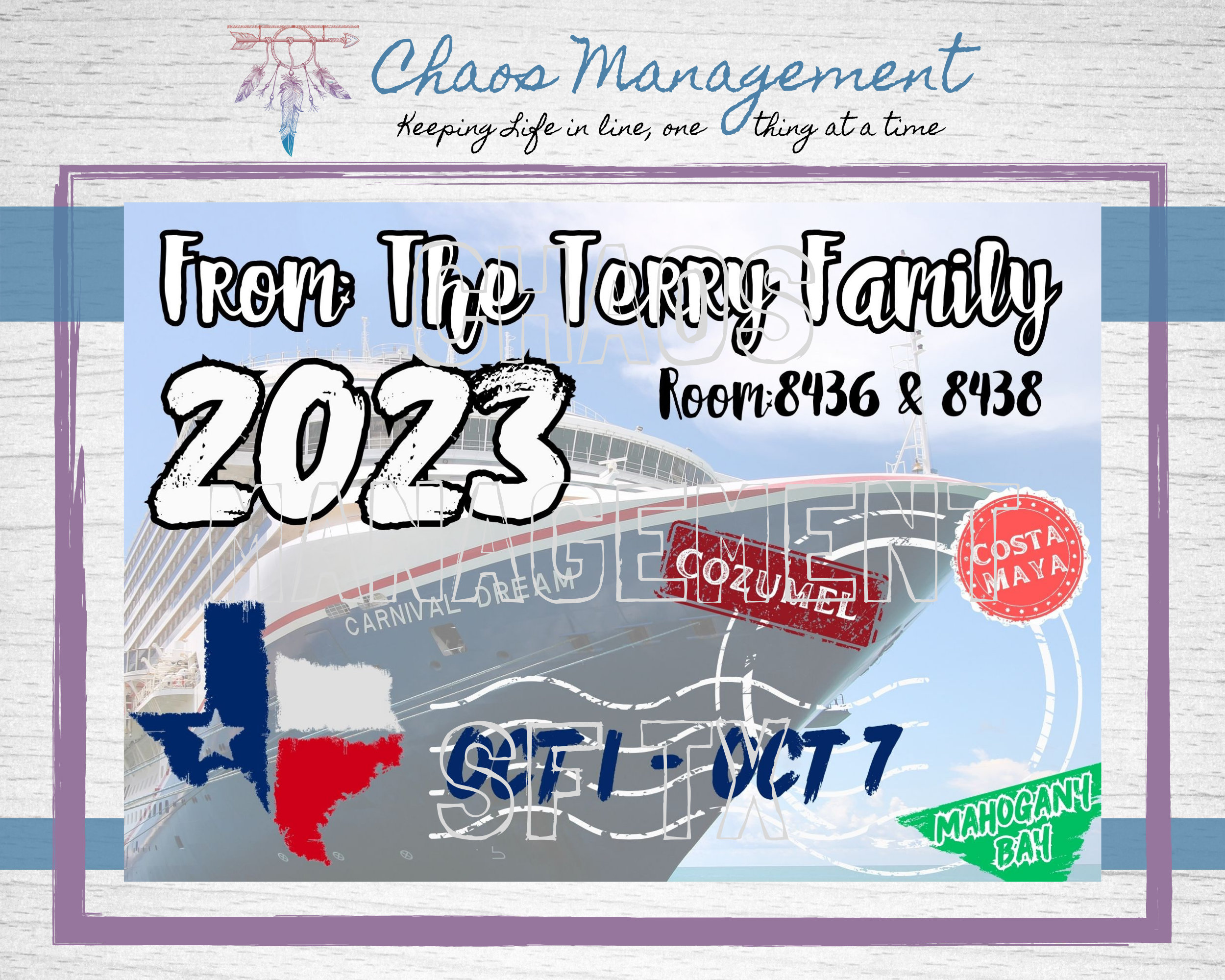 Cruise Gift Exchange Tag - Etsy