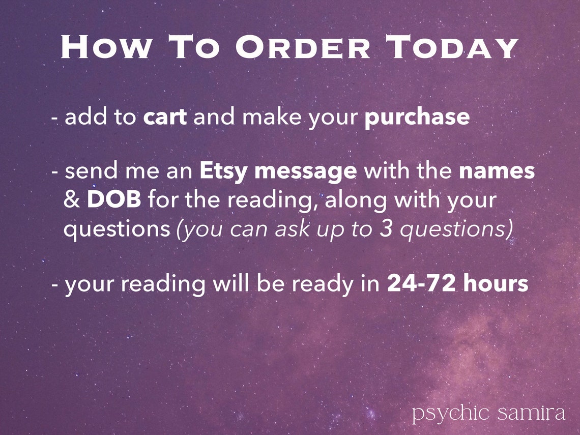 In-depth Psychic Reading 1 Question Reading Same Day by Samira Tarot ...