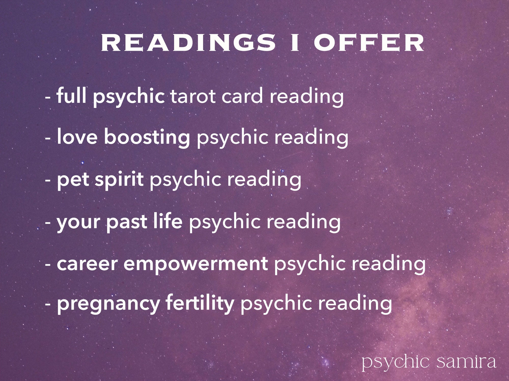 In-depth Psychic Reading 1 Question Reading Same Day by Samira Tarot ...
