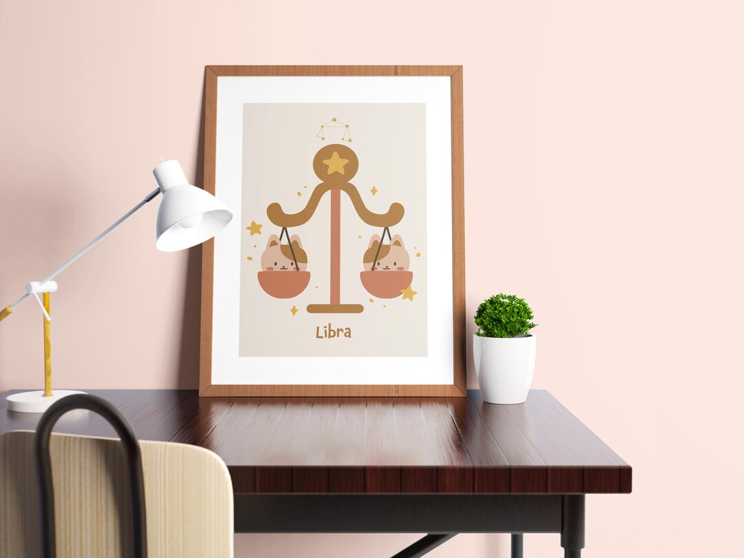 Libra Zodiac Print, Zodiac Printable, Libra Zodiac Gifts, Libra ...