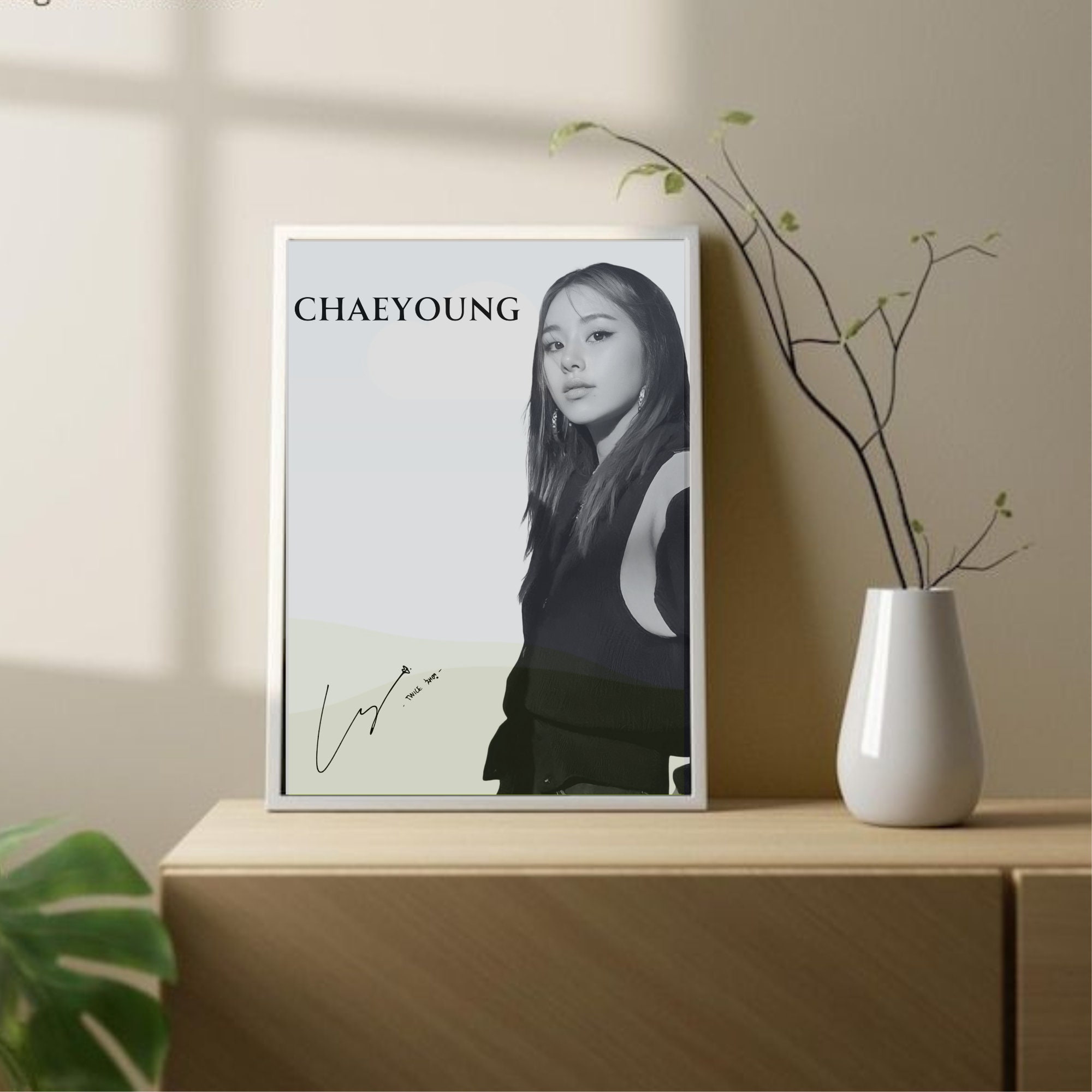 TWICE Chaeyoung Poster With Autograph- Digital Product - Etsy