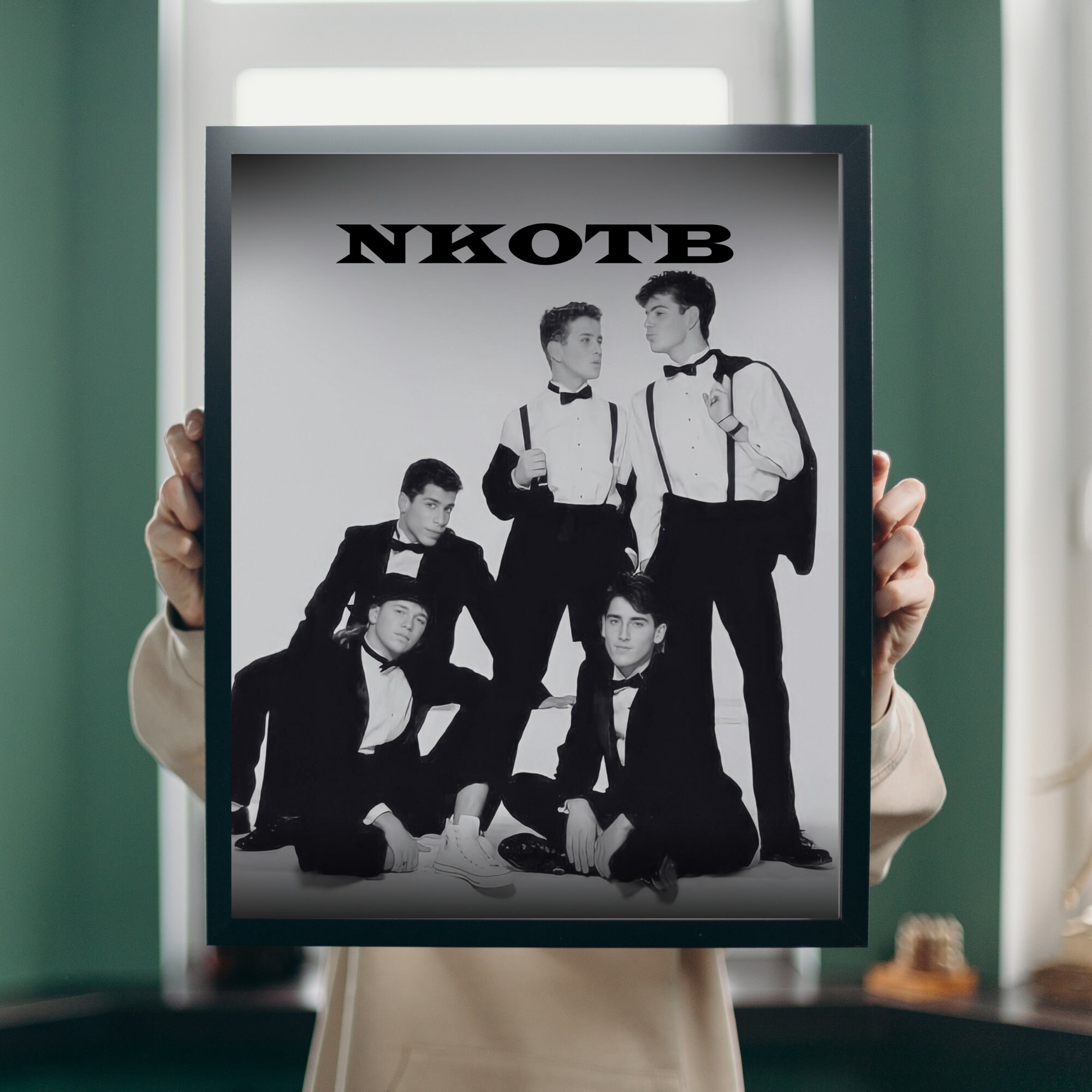 NKOTB Boy Band Group Poster-digital Product - Etsy