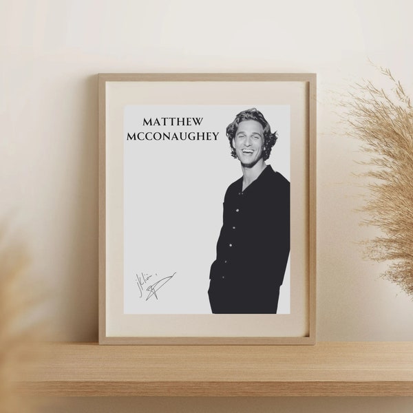 Matthew Mcconaughey Poster - Etsy