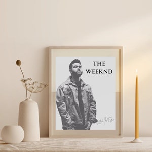 The Weeknd Poster With Autograph- Digital Product - Etsy