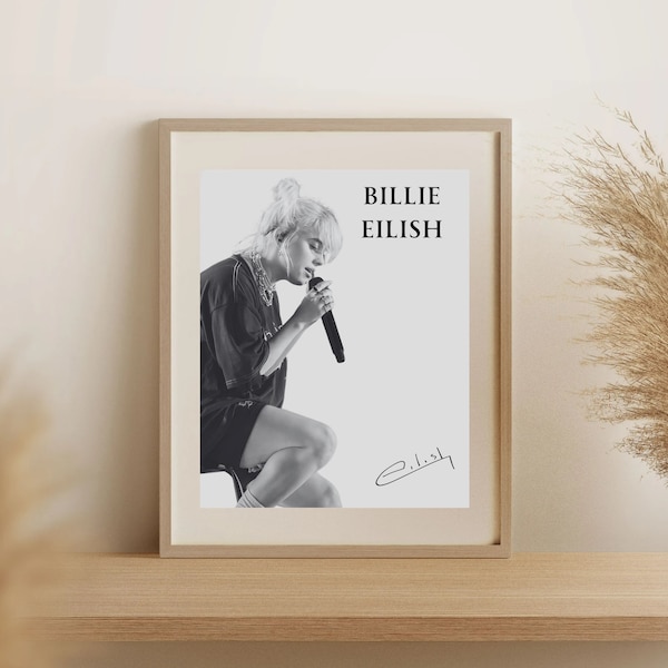 Billie Eilish Poster - Etsy