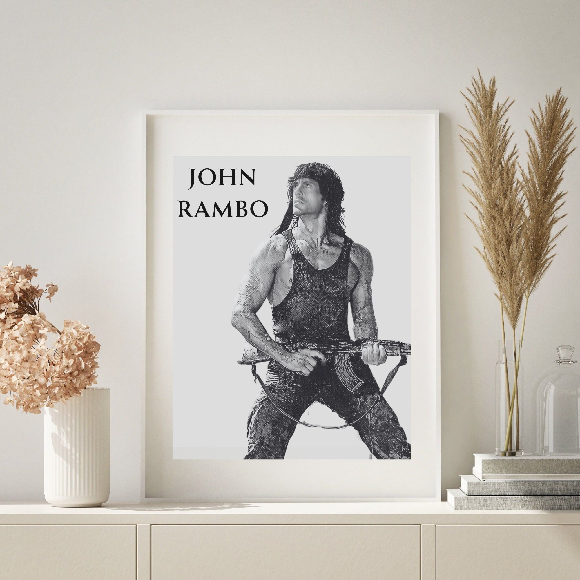 John Rambo Poster Digital Product - Etsy