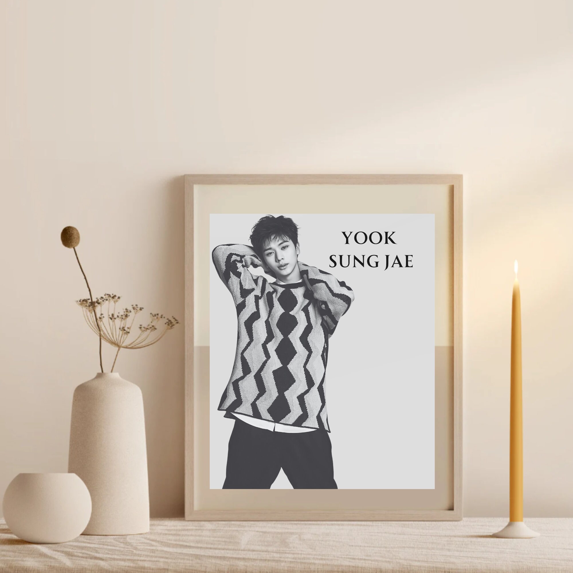 Yook Sung Jae Poster-digital Product - Etsy