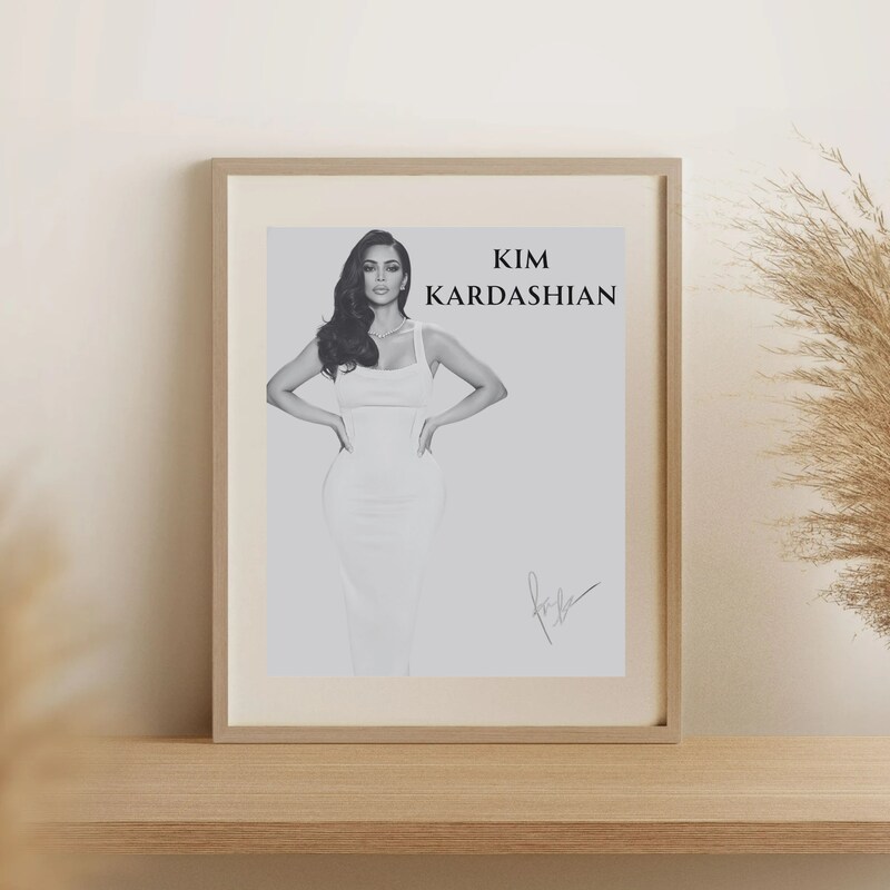 Kim Kardashian Autograph - Etsy