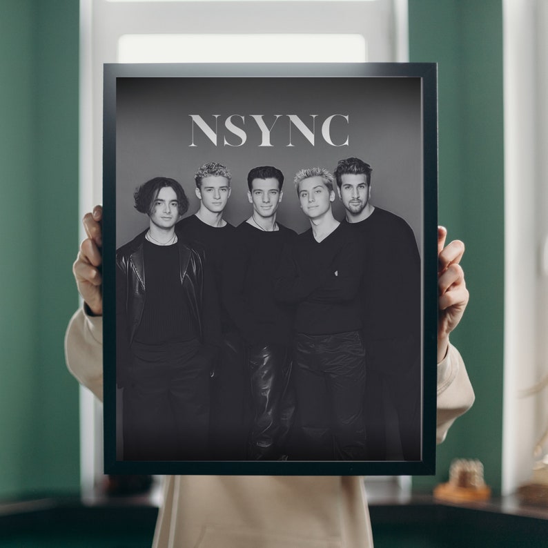 NSYNC Boy Band Group Poster-digital Product - Etsy