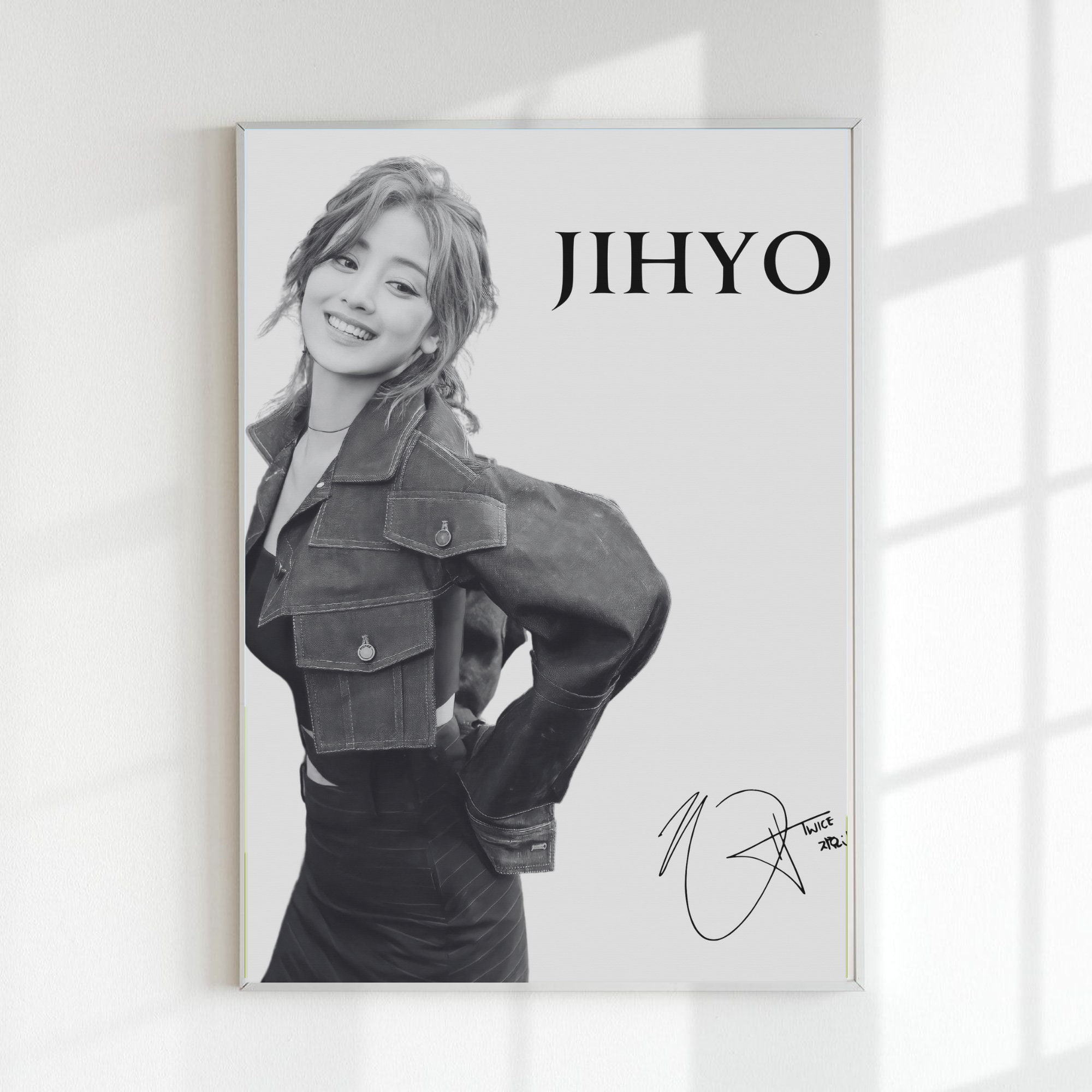 TWICE Jihyo Poster With Autograph - Etsy