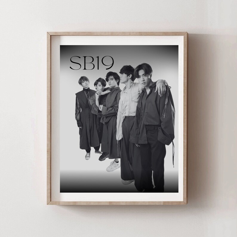 SB19 Boy Band Group Poster- Digital Product - Etsy