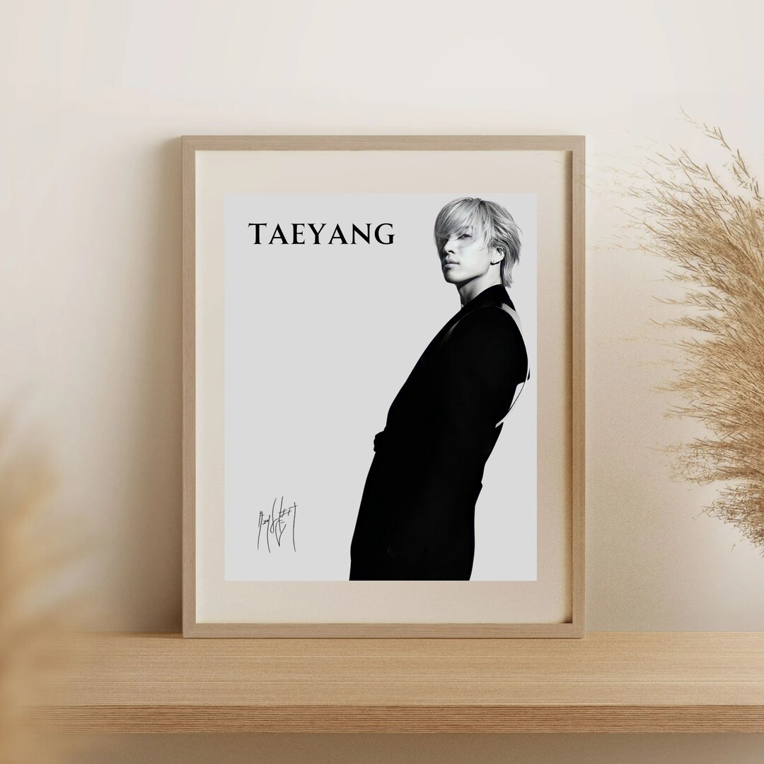 Poster With Printed Autograph Digital Product - Etsy