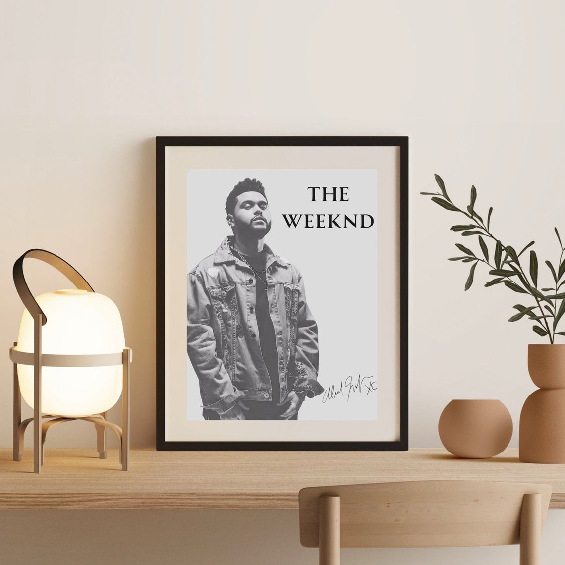 The Weeknd Poster With Autograph- Digital Product - Etsy