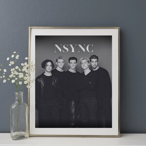 NSYNC Boy Band Group Poster-digital Product - Etsy