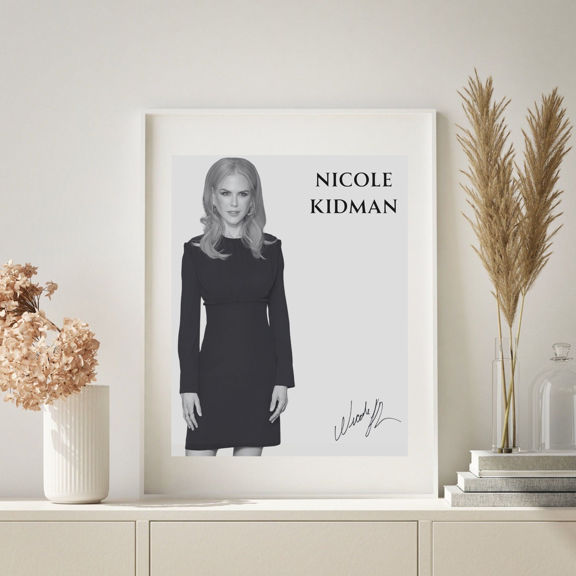 Nicole Kidman Poster With Printed Autograph-digital Product - Etsy
