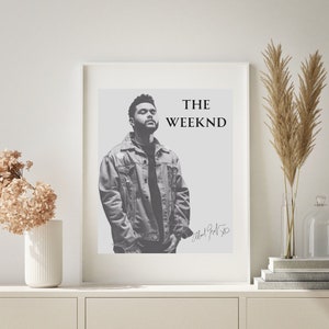 The Weeknd Poster With Autograph- Digital Product - Etsy