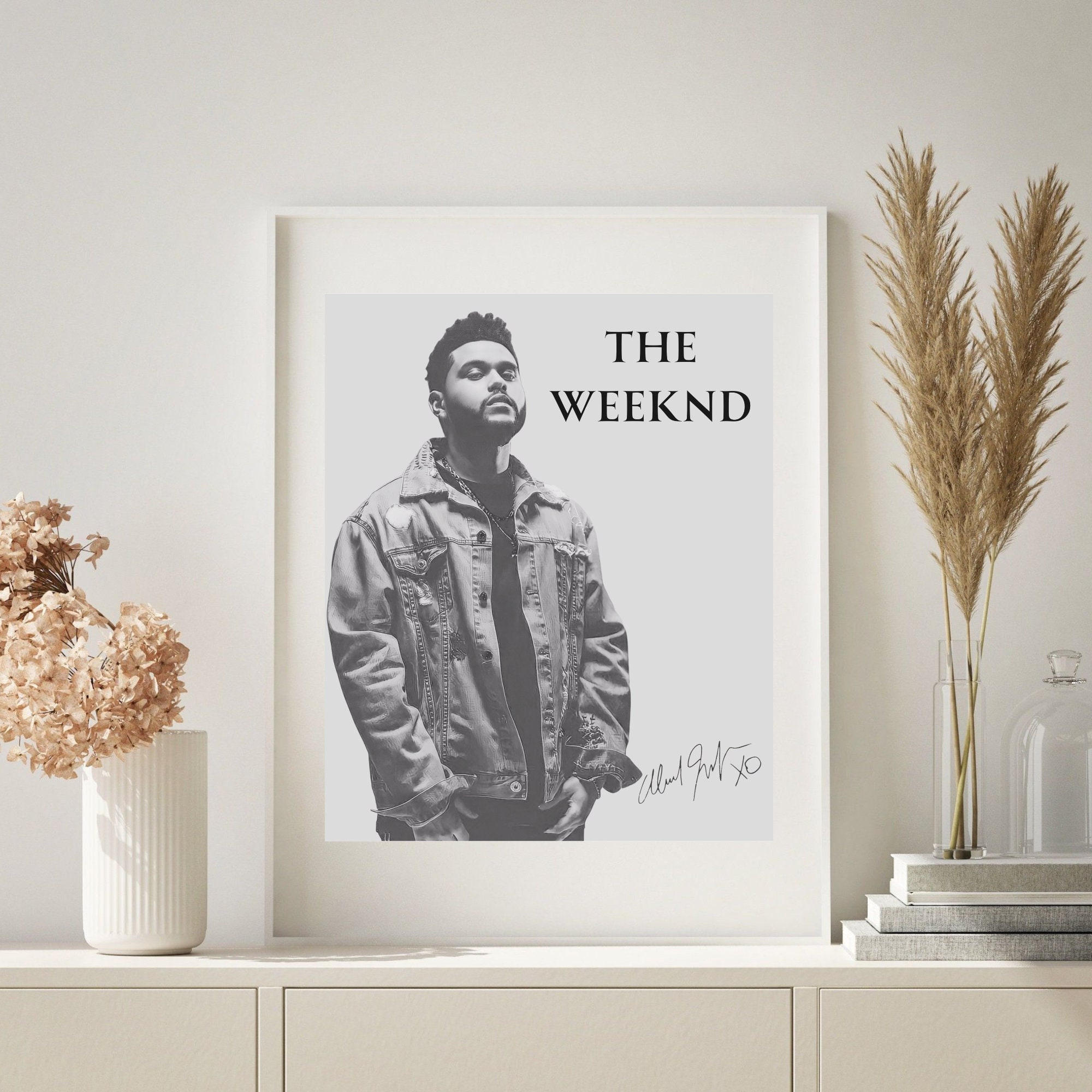 The Weeknd Poster With Autograph- Digital Product - Etsy