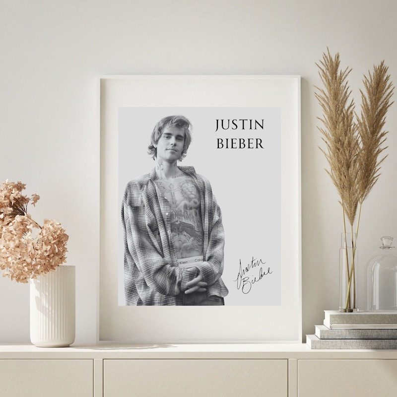 Justin Bieber Autograph - Etsy