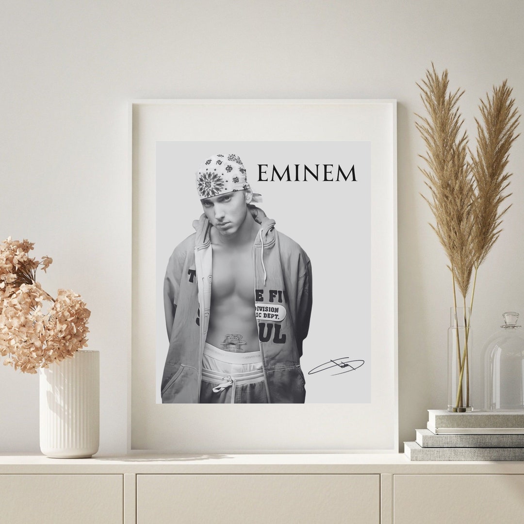 Eminem Poster With Autograph - Etsy