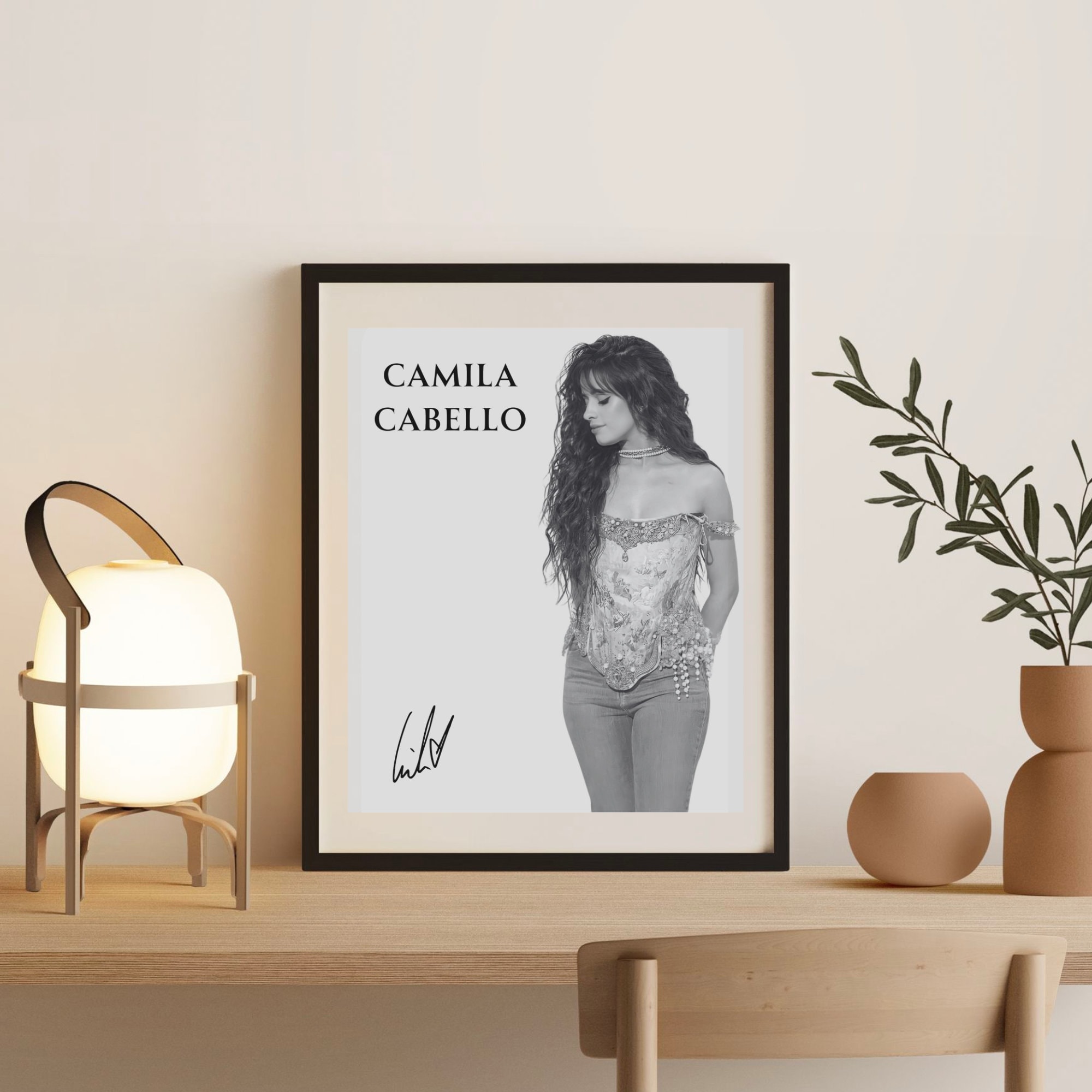 Camila Cabello Poster With Printed Autograph-digital Product - Etsy
