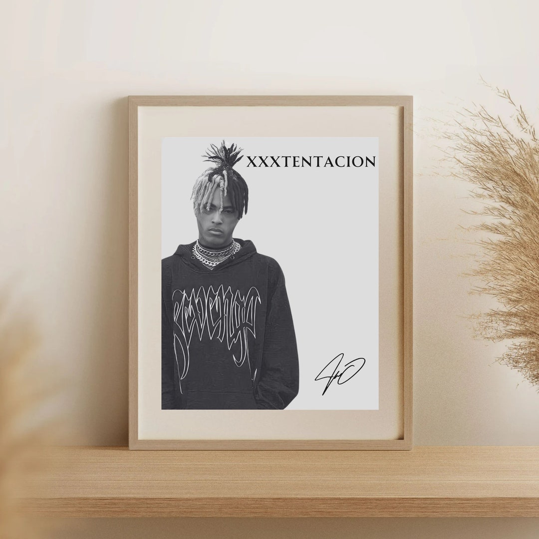 Xxxtentacion Poster With Printed Autograph-digital Product - Etsy