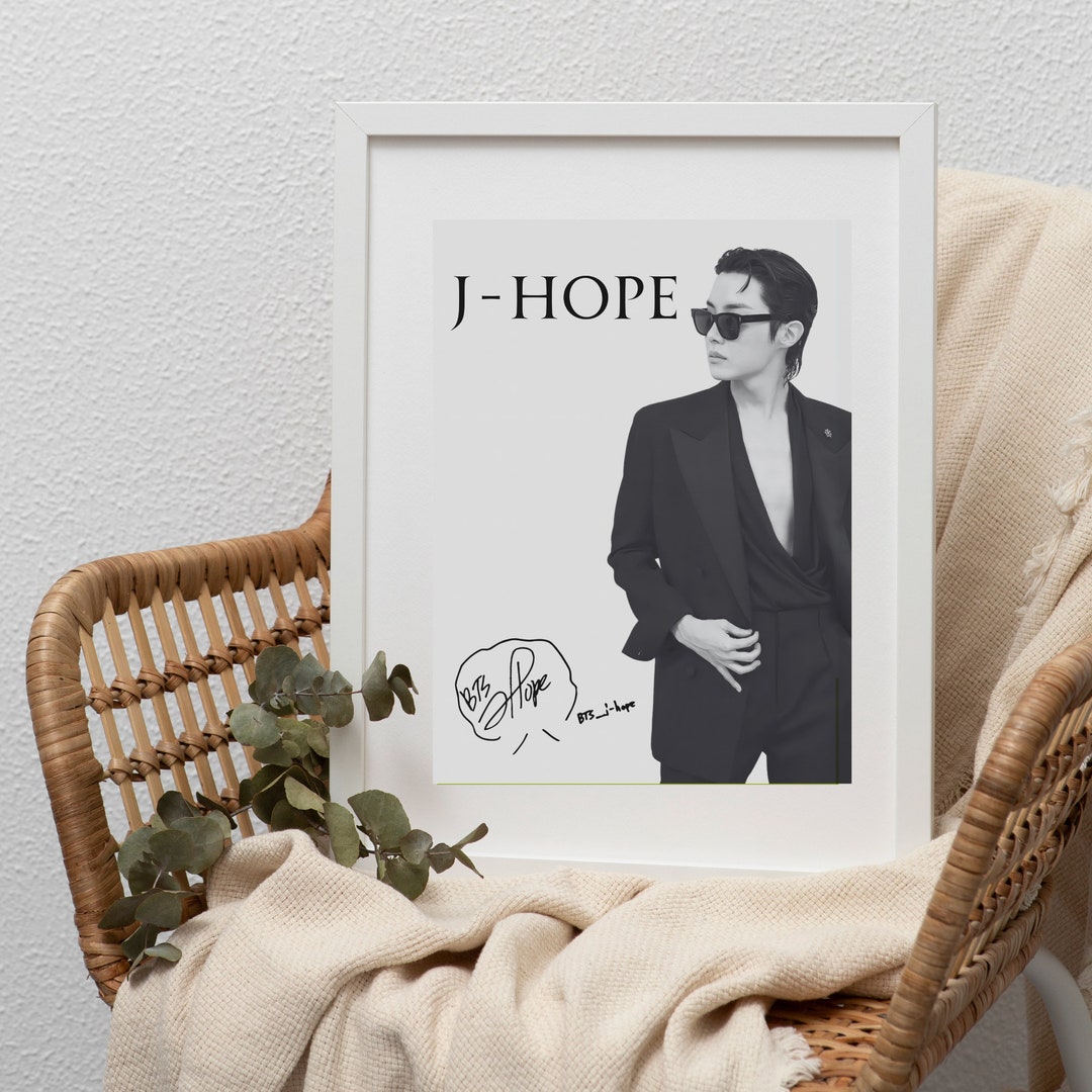 BTS J-hope Poster With Autograph-digital Product - Etsy