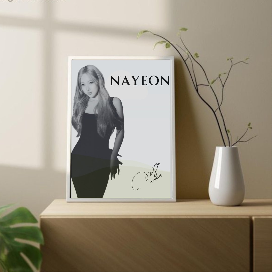 TWICE Nayeon Poster With Autograph-digital Product - Etsy