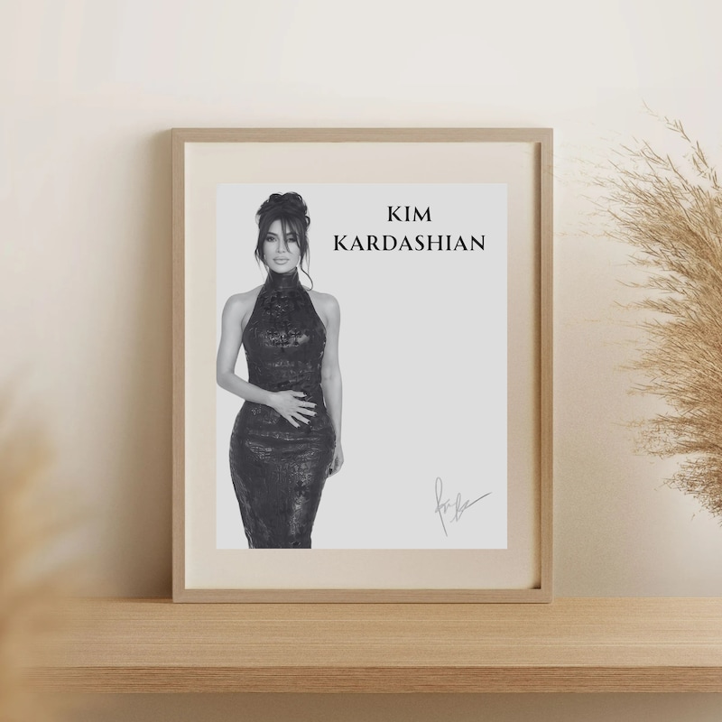 Kim Kardashian Autograph - Etsy