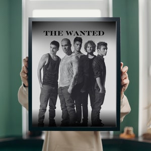 The Wanted Boy Band Group Poster Digital Product - Etsy