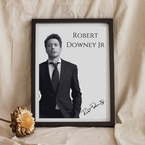 Robert Downey Jr Poster - Etsy