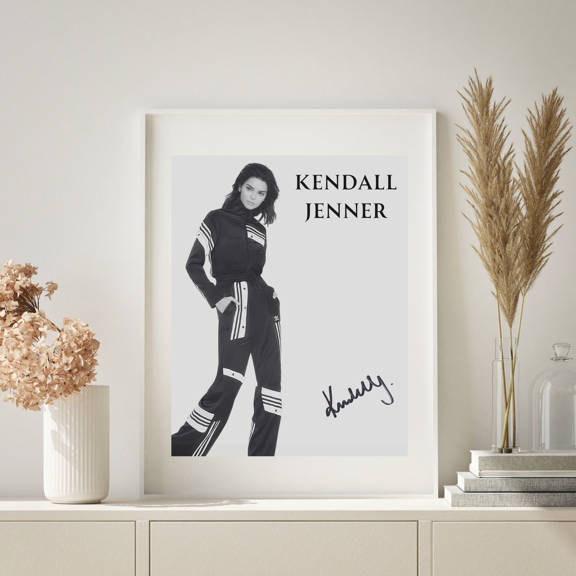 Kendall Jenner Poster With Autograph - Etsy