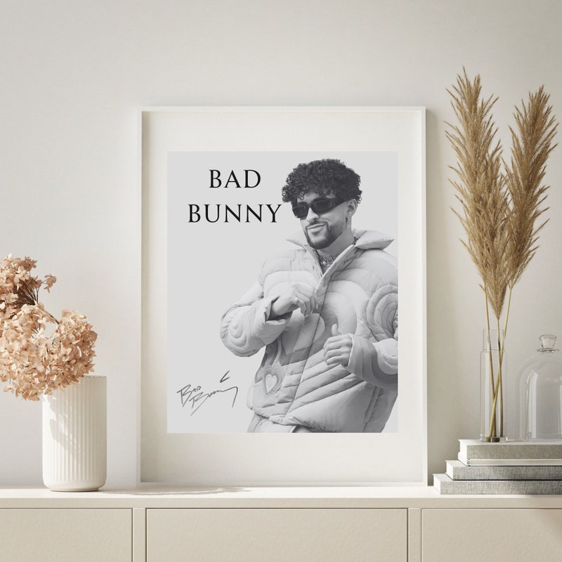 Bad Bunny Poster - Etsy