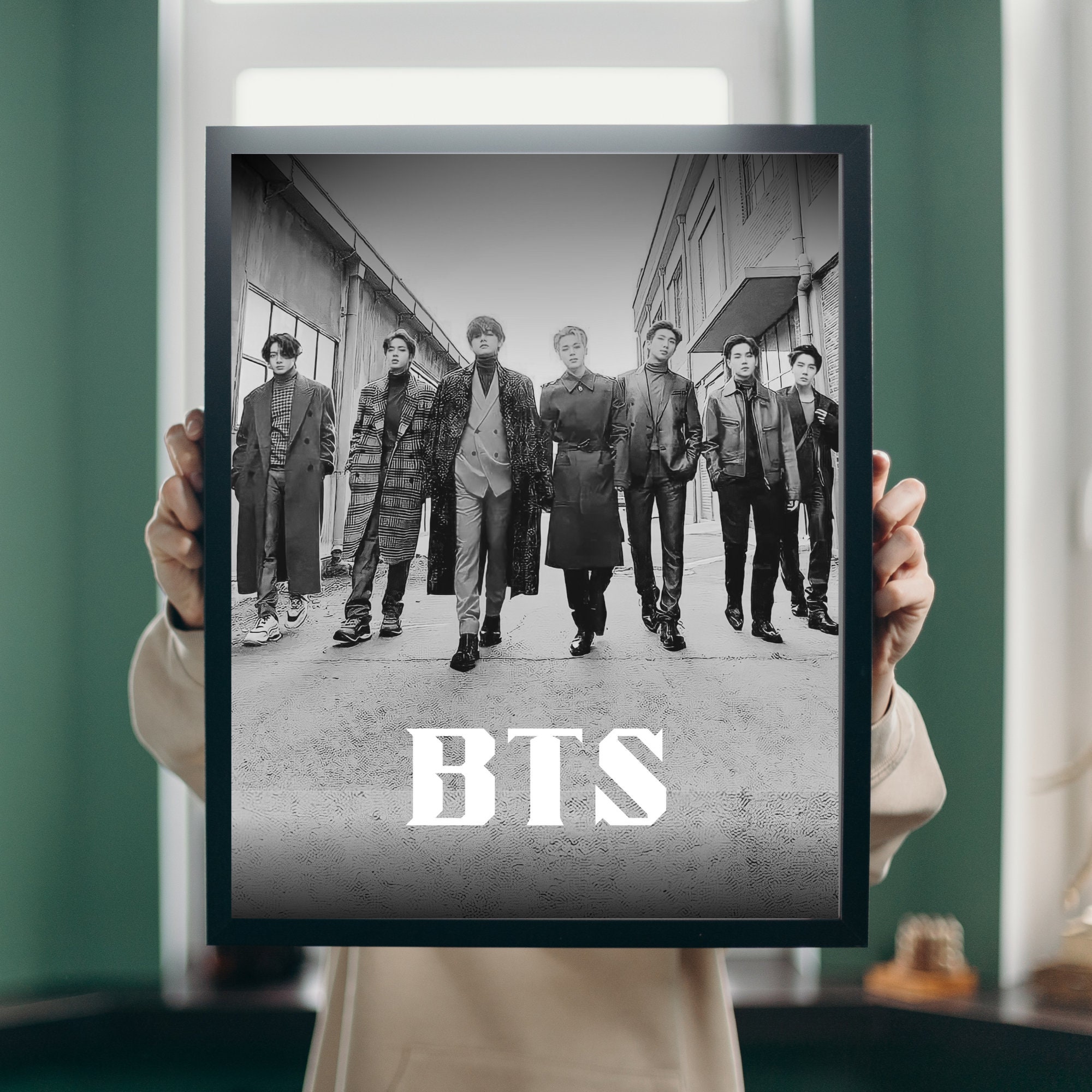 BTS Boy Band Group Poster-digital Product - Etsy