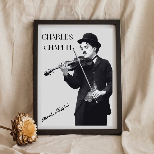 Chaplin Poster - Etsy