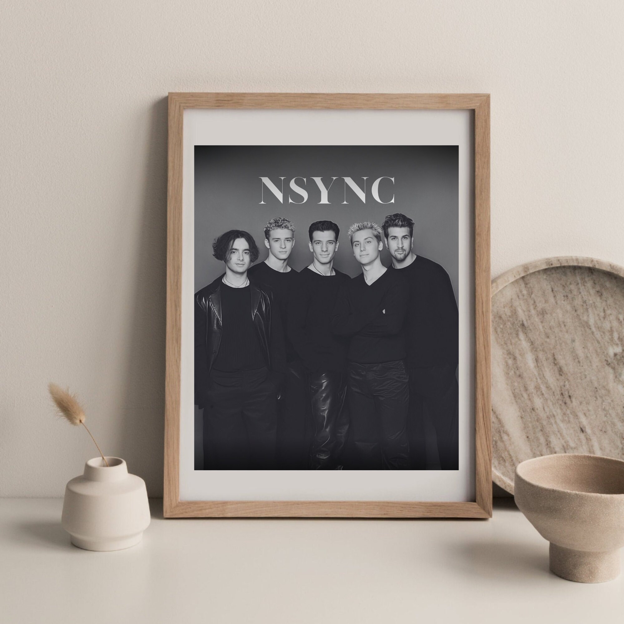 NSYNC Boy Band Group Poster-digital Product - Etsy