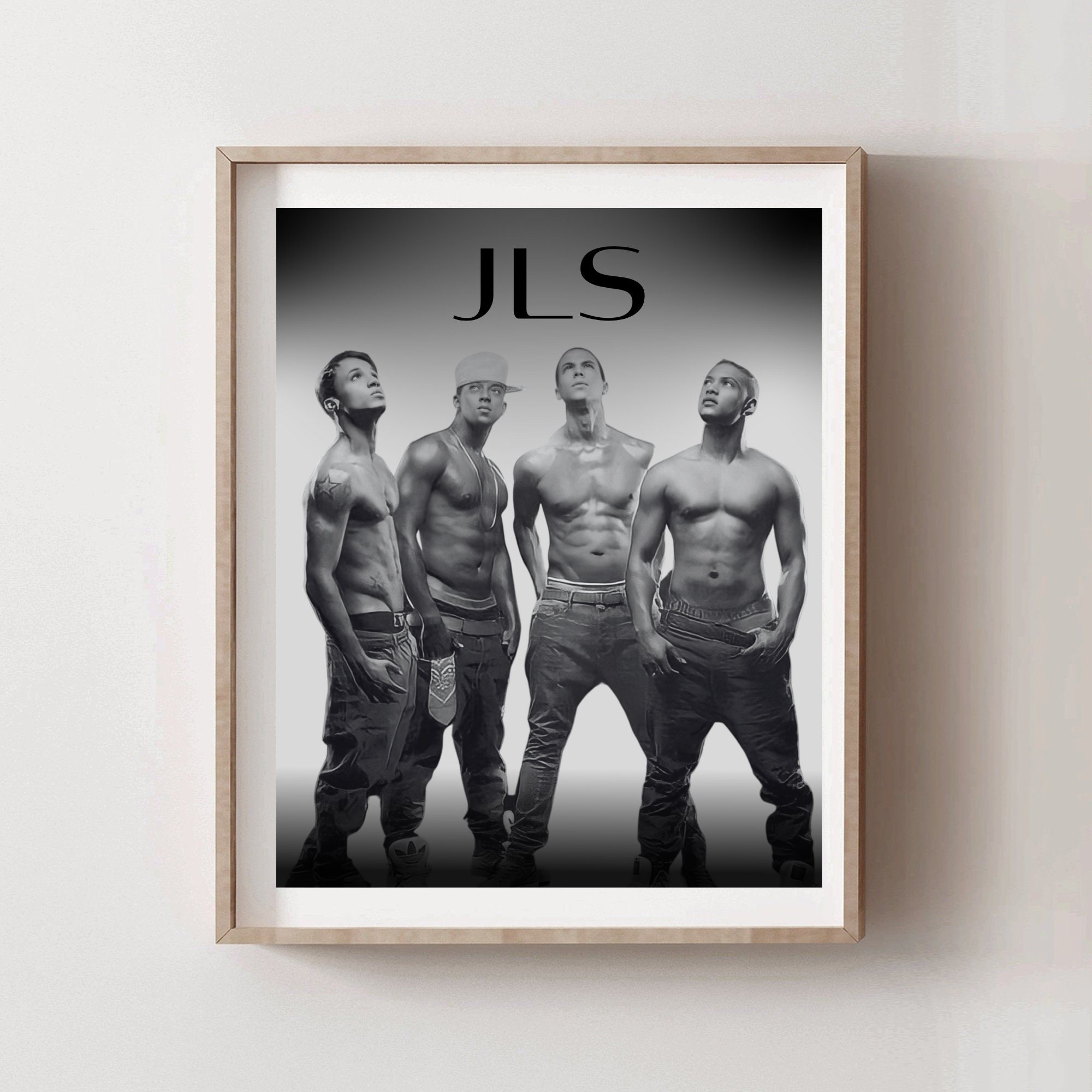 JLS Boy Band Group Poster- Digital Product - Etsy
