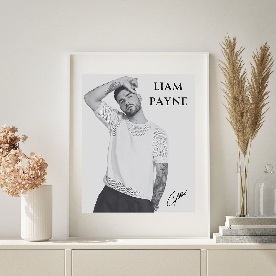 One Direction Liam Payne Poster With Autograph- Digital Product - Etsy