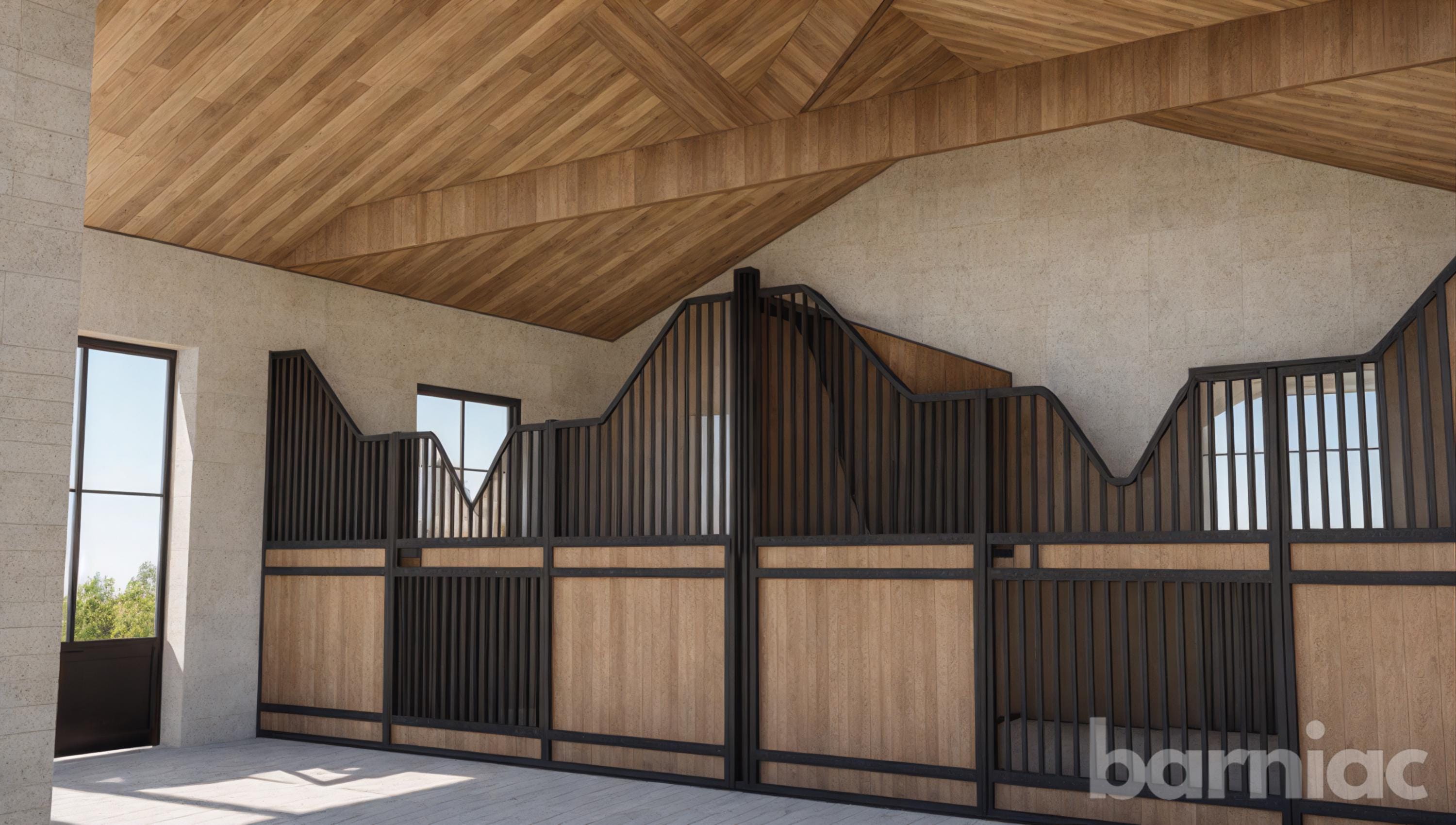 Mark Series - 2 Stall Barn Design Plan - Digital Download - Tack Room ...