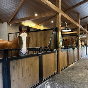 Matthew Plan Series - 4 Stall Horse Stable Plan Layout - Digital ...