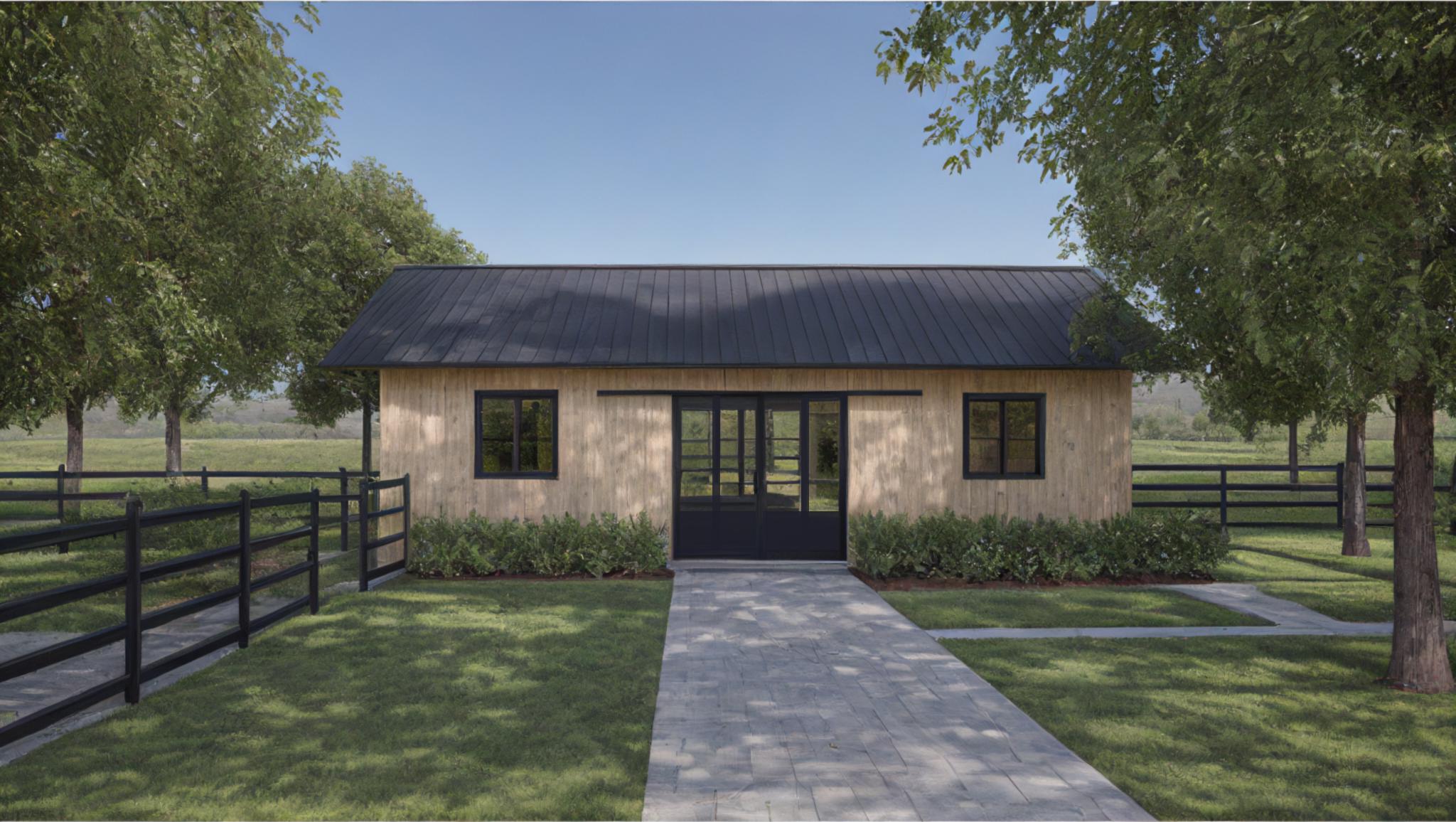 Mark Series - 2 Stall Barn Design Plan - Digital Download - Tack Room ...