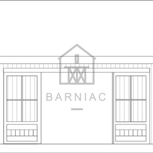 Matthew Plan Series - 4 Stall Horse Stable Plan Layout - Digital ...