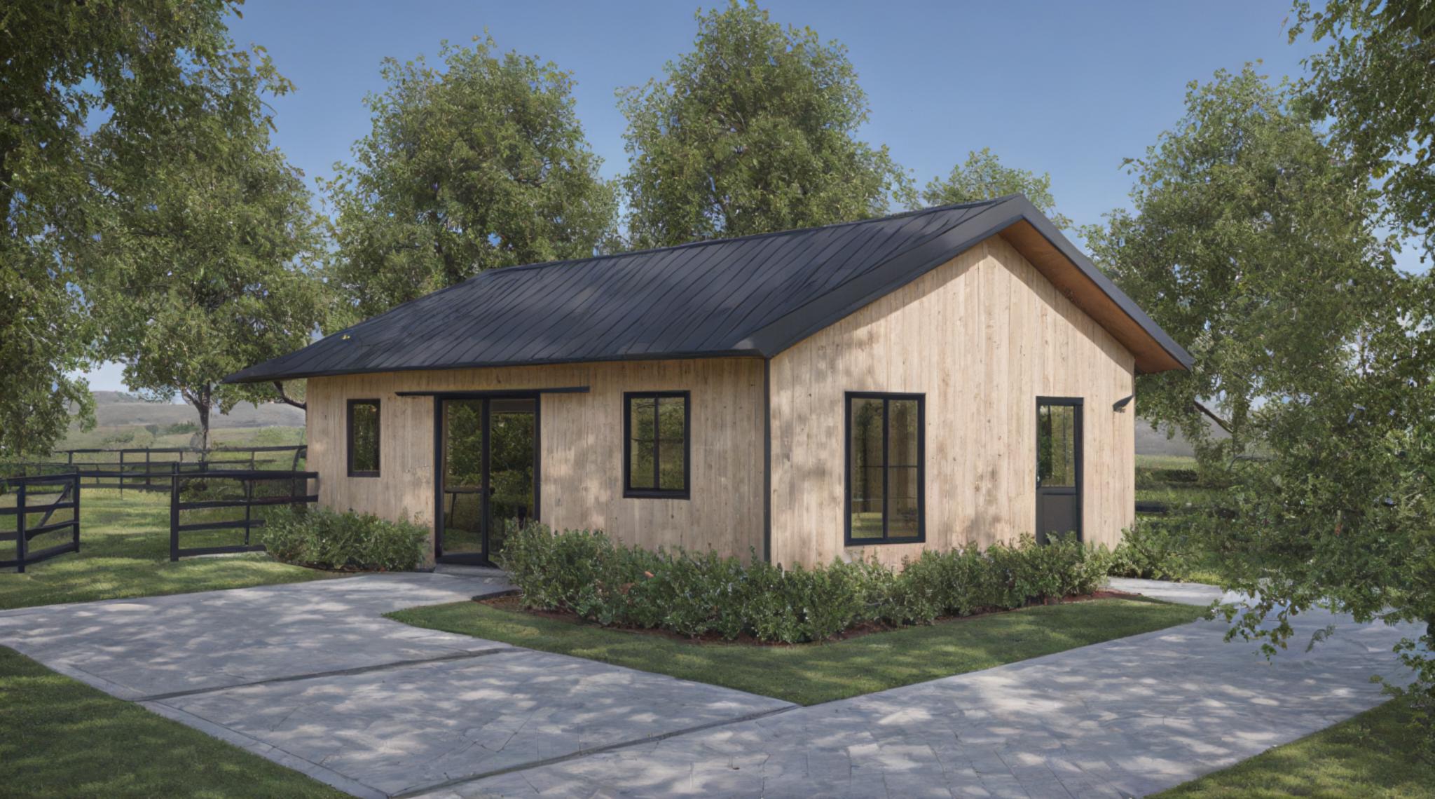 Mark Series - 2 Stall Barn Design Plan - Digital Download - Tack Room ...