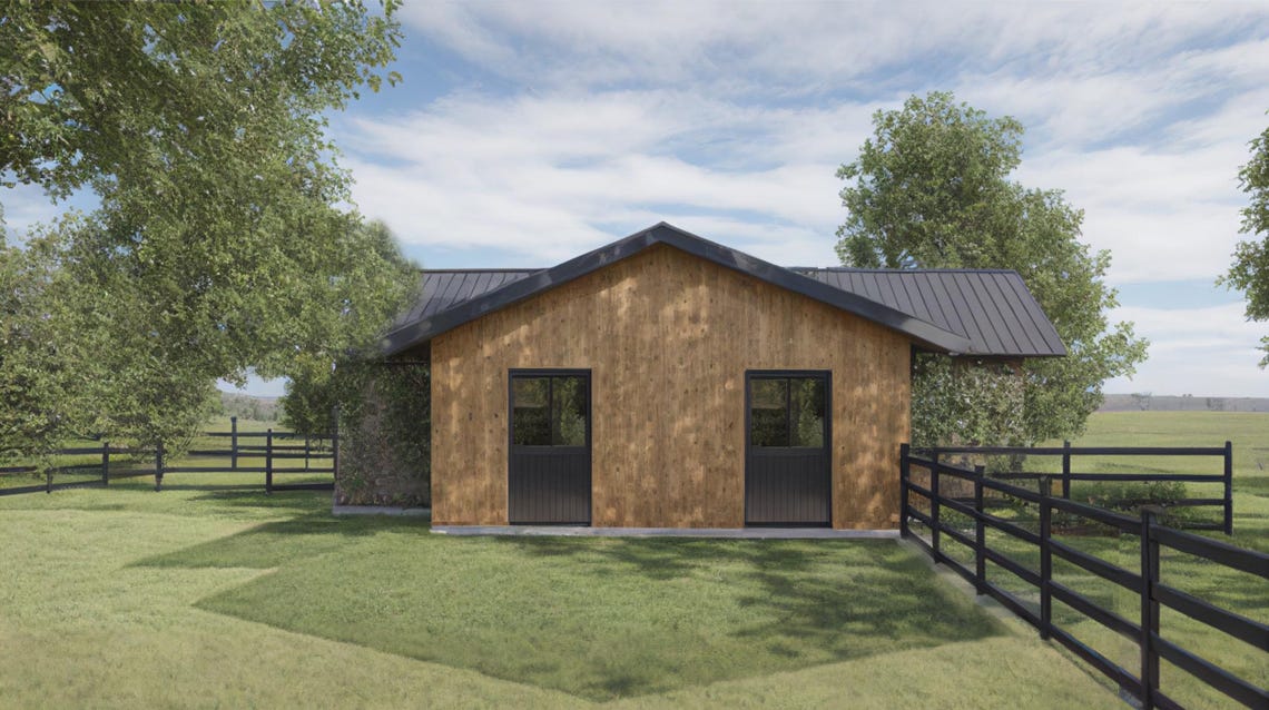 Barniac - Luke Series - 2 Stall Barn - Digital Download - Tack Room ...