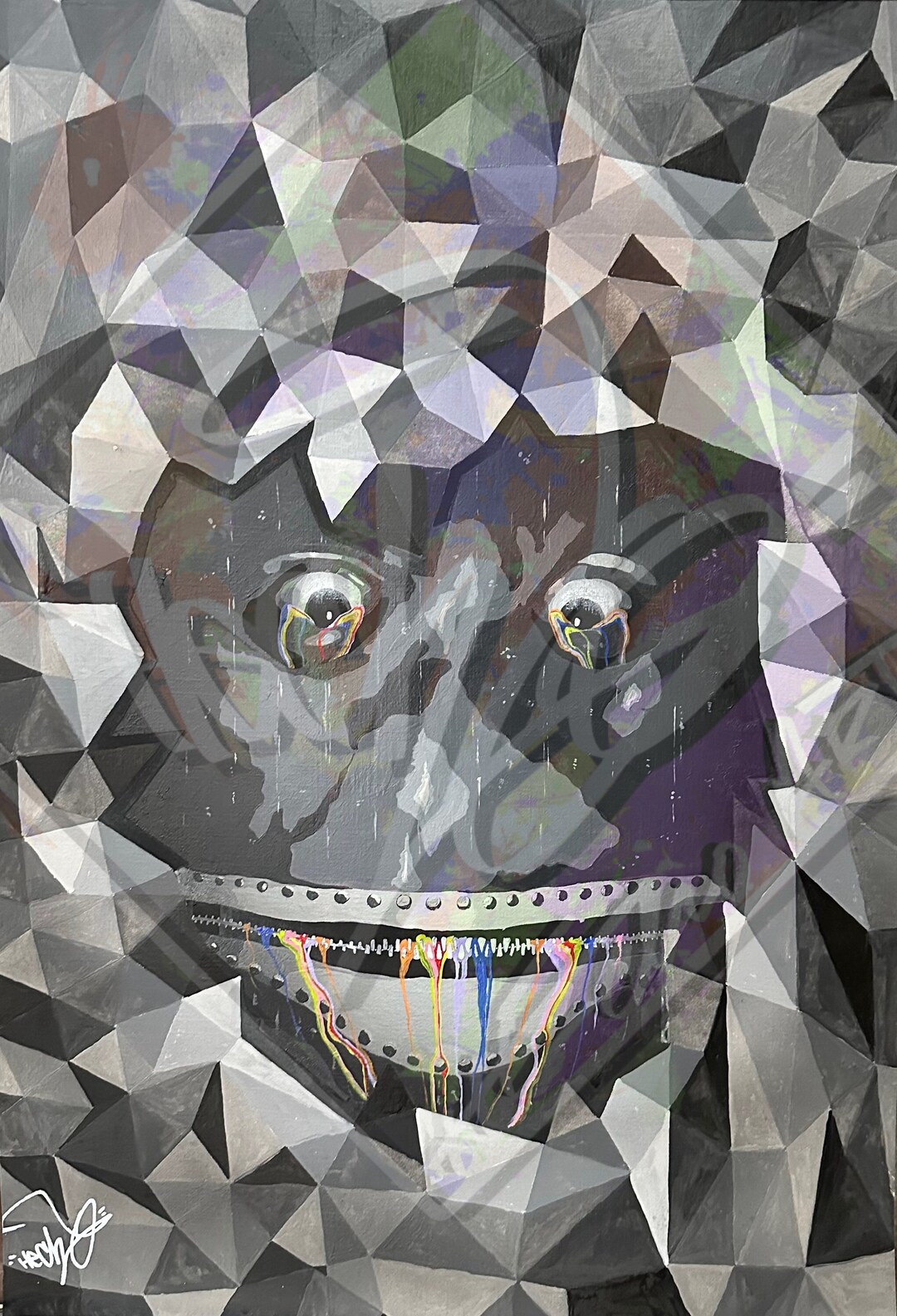 True Colours, Dark Art, Mask Art, Halloween Art - Etsy