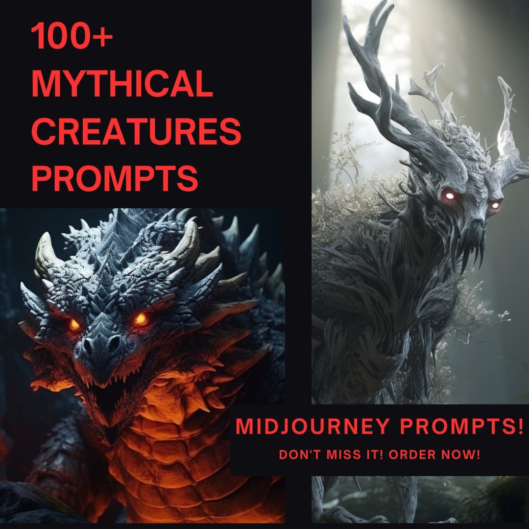 Unleash Your Imagination: 100+ Midjourney Mythical Creature Prompts ...
