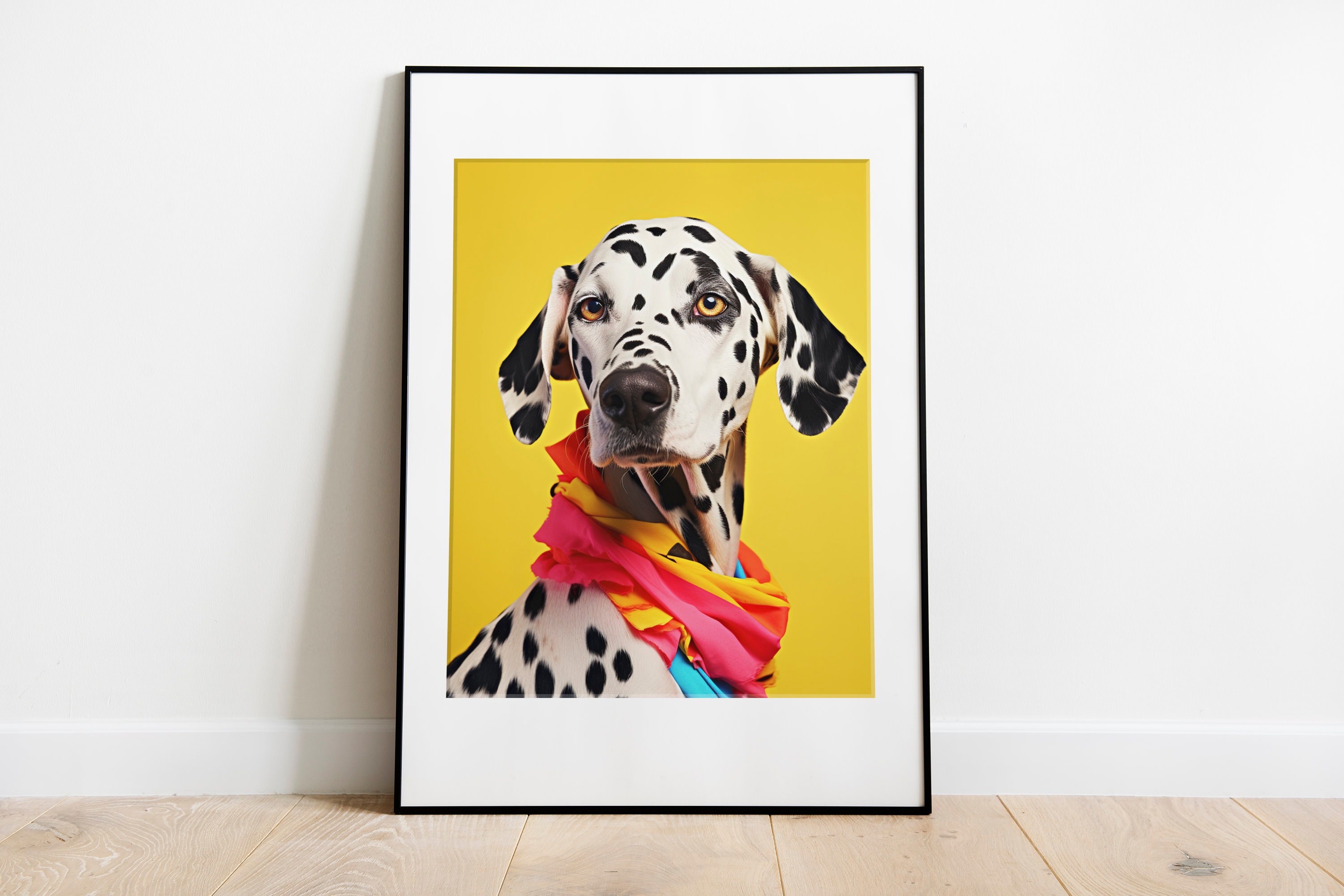 Dalmatian Wall Decor, Dog Modern Pop Art Poster, Pop Culture Art ...