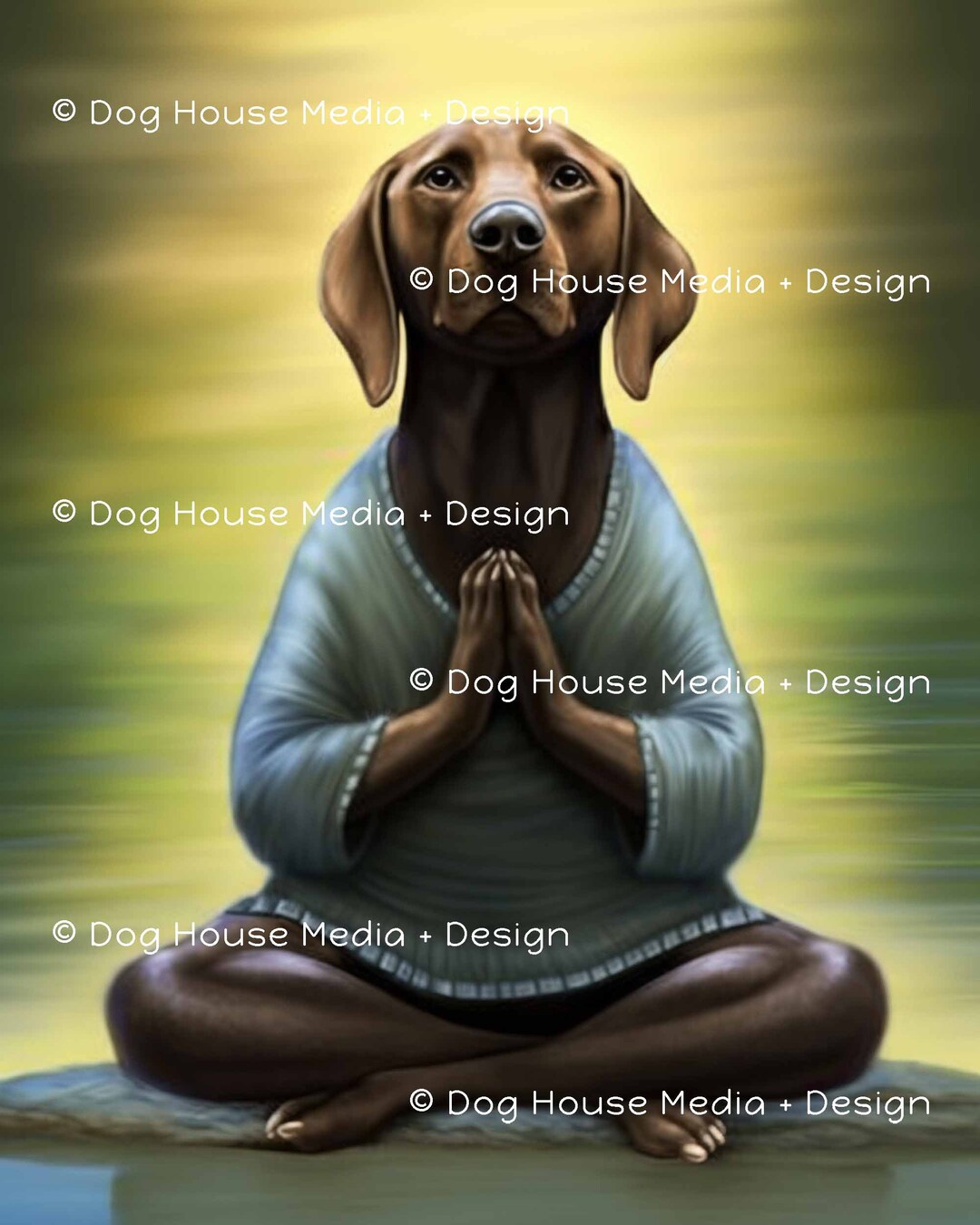 Labrador Wall Decor Lab Wall Art Cool Dog Print Zen Dogs - Etsy